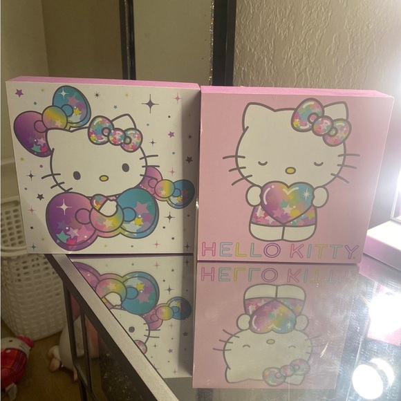 Hello Kitty | Art | Hello Kitty Decorative Canvas Set | Poshmark